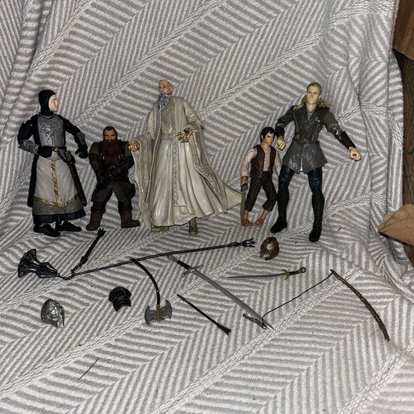 Toys | Lot Of 5 Lord Of The Rings Lotr Toybiz Action Figures Legolas ...